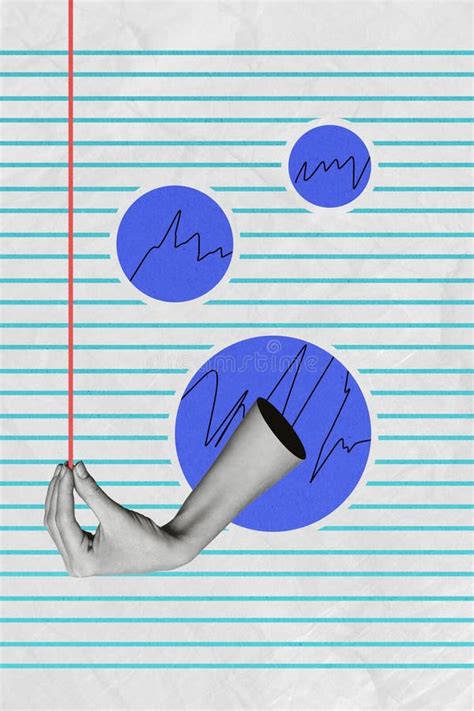 Vertical Collage Picture Illustration Black White Filter Hand Hold
