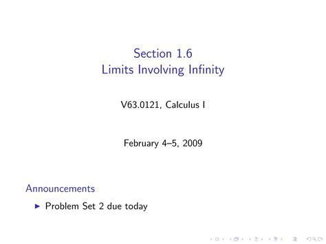 lesson 6 limits involving ∞ ppt