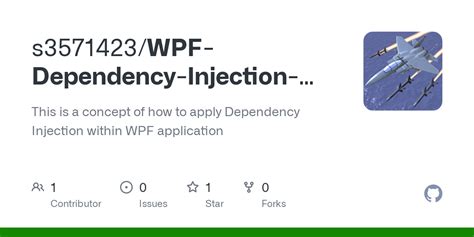 Github S3571423wpf Dependency Injection Concept This Is A Concept