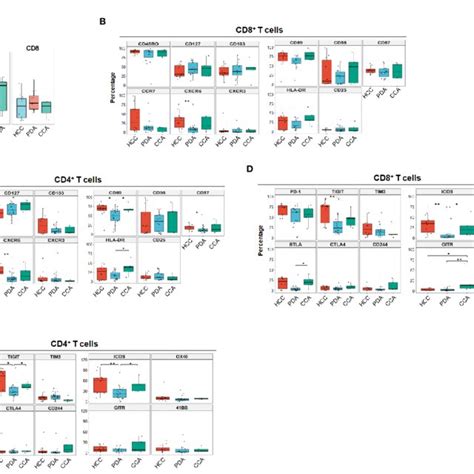 Landscape Of T Cell Differentiation Activation State Inhibitory And