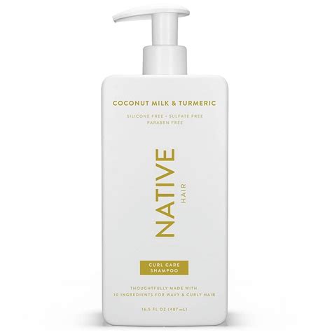 Native Curl Care Shampoo Coconut Milk And Turmeric 16 5 Fl Oz Walmart
