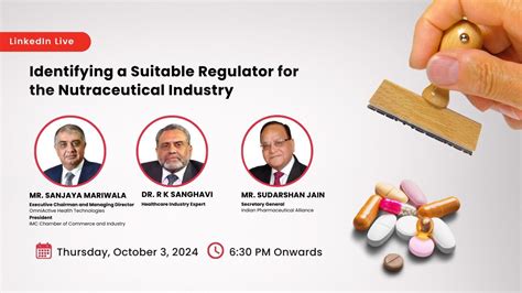 Looking Forward To This Insightful Session With The Nutraceutical Industry Growing So Rapidly