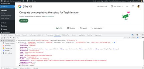 Implement Google Tag Container Lookup And Destinations List JS