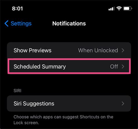How To Turn On Off Notification Summary In IOS On IPhone