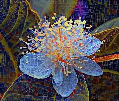 Botanical Mosaics Floral Designs In Mosaic Artwork