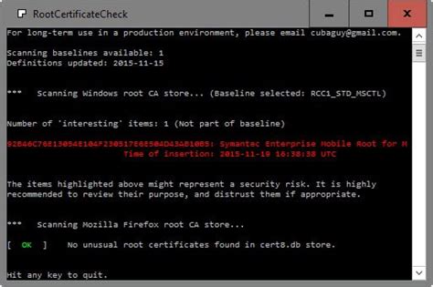 Give Your Windows Certificate Store A Thorough Scan For Suspicious