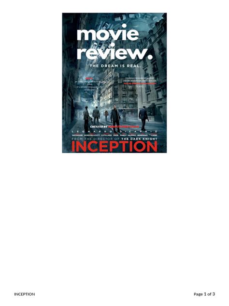 Inception Pdf