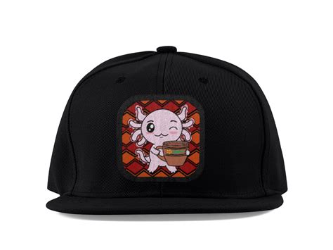 Gorra Unisex Plana Axolotzin Pulquero Ajolotito Mx