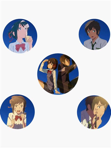 Kimi No Na Wa Your Name Anime Movie Sticker For Sale By Animeplex
