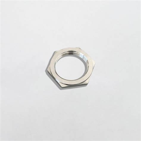 Hex Nut Anodized Alloy Silver Rings Manufacturing Parts Stainless