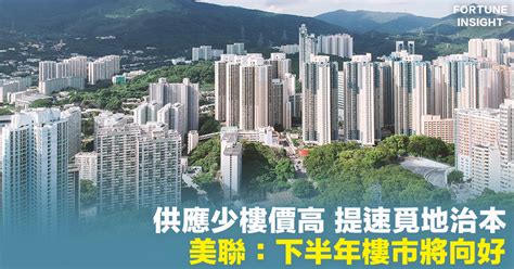 香港樓市｜供應少樓價高 提速覓地治本 美聯：下半年樓市將向好 Fortune Insight