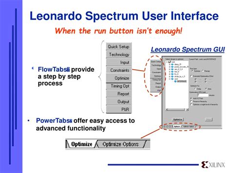 Ppt Xilinx Leonardo Spectrum Effective Fpga Synthesis Solution