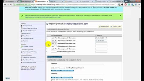 How To Create Custom DNS Address In Namecheap Registered Domain Registrar YouTube