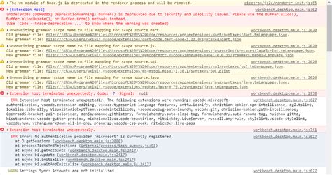 Extension Host Terminated Unexpectedly · Issue 126443 · Microsoftvscode · Github