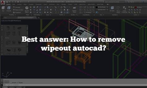 best answer how to remove wipeout autocad