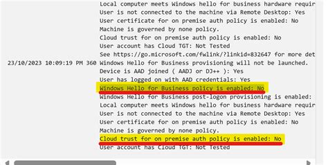Hybrid Azure Ad Join And The Cloud Kerberos Authentication Configuration For Windows Hello For