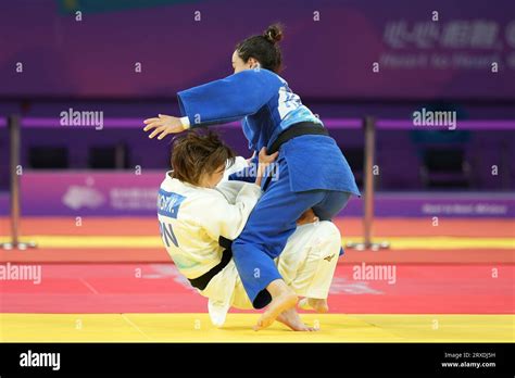 Hangzhou China 24th Sep 2023 Natsumi Tsunoda JPN Judo Women S Individual 48kg Final At