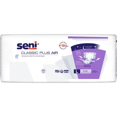 Seni Classic Plus Air Large Felnőtt Pelenkák 30 Db Emaghu