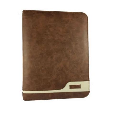 Brown Leather File Folder At ₹ 440 Piece Leather Document Holder In