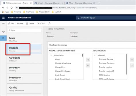 how to receive pos using d365 mobile device functionality armanino