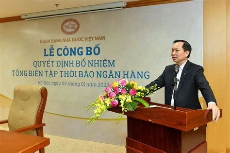 Bà Hoàng Thanh Nhàn được Bổ Nhiệm Giữ Chức Tổng Biên Tập Thời Báo Ngân Hàng