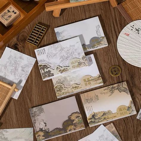 Notes With Ancient Maple Motifs Shopee Malaysia