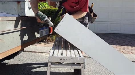 How To Install A Boundary Wall Box Gutter