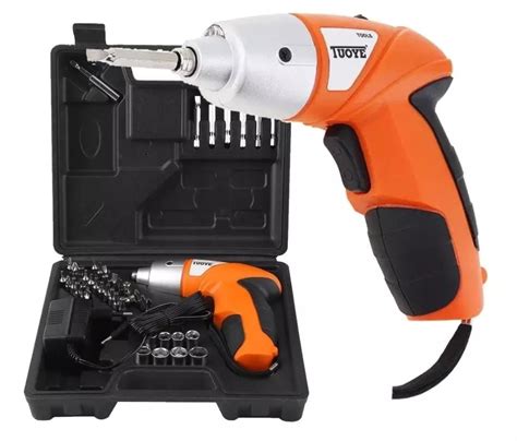 Taladro Destornillador Inalámbrico Tuoye Tools X 45 Pcs Mundo