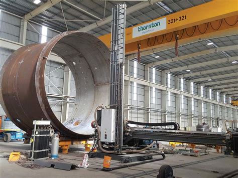 High Vacuum Column Section Steel Fabrication Australia