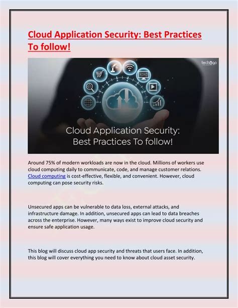 Ppt Cloud Application Security Best Practices To Follow Powerpoint Presentation Id12003994