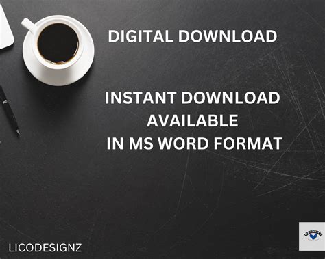 Invoice Template Etsy