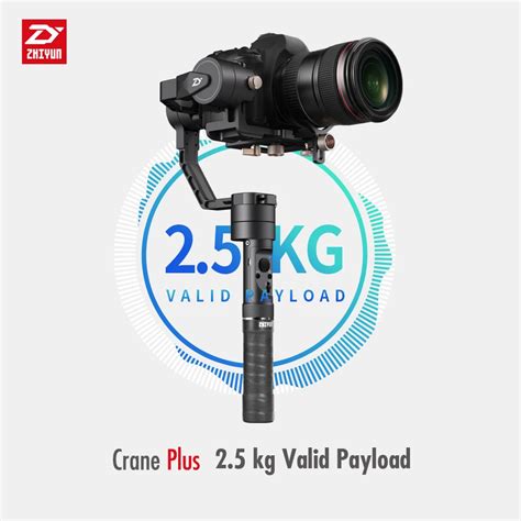 Zhiyun Crane Plus 3 Axis Handheld 360 Degree Gimbal Stabilizer For DSLR