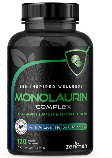 Boost Immunity With Monolaurin Dietary Supplement Zenmen Health