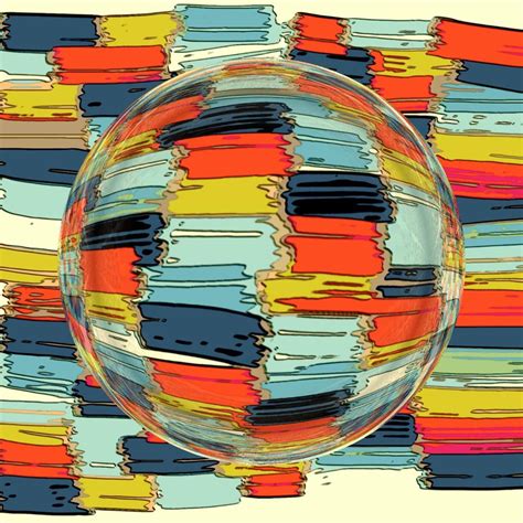 colorida bola esférica borrosa 3d ilustración vectorial 20391939