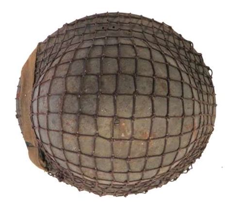 Early War 1940 Dated Home Guard Pattern Mk2 Steel Helmet And Netting
