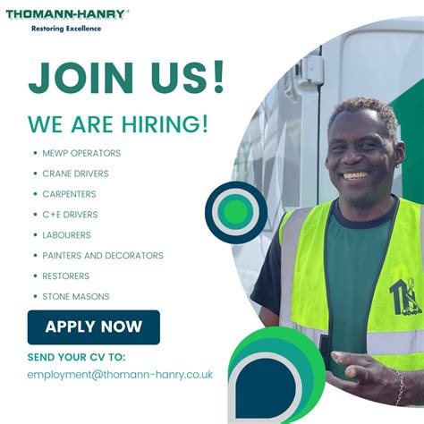 Thomann Hanry® On Linkedin Hiring Mewp Driver Operators