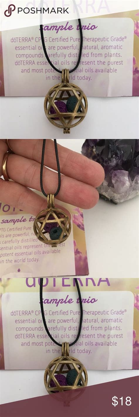 Essential Oil Diffuser Pendant Cord Jewelry