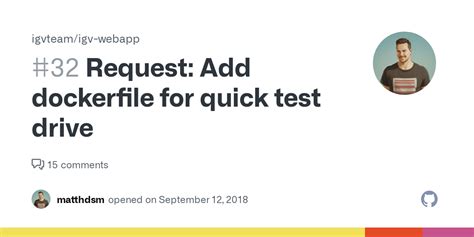Request Add Dockerfile For Quick Test Drive Issue 32 Igvteam Igv