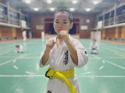 丸坊主にして気合い入れてきました！ ブログ 大阪で空手を習うなら極真会館 大阪布施支部