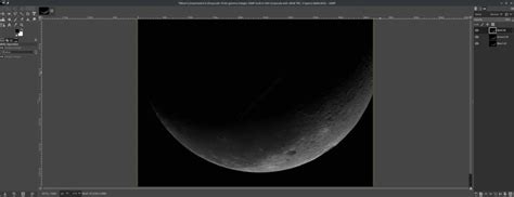 How To Align Layers In GIMP Chaotic Nebula