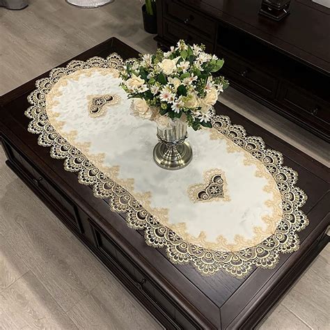 Comfeeling Coffee Table Cloth For Living Room Center Table Doilies