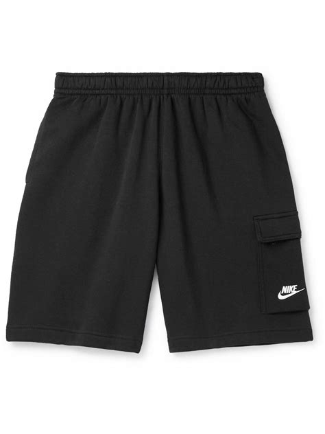 Nike Sportswear Club Wide Leg Cotton Blend Jersey Cargo Shorts