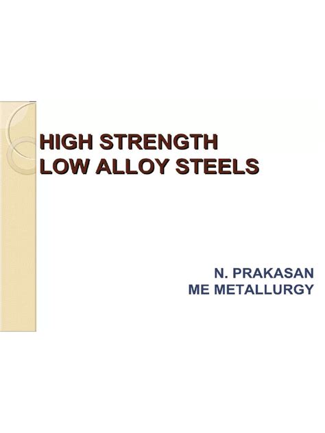 Hsla Steels 1 2048 Pdf