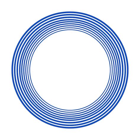 Premium Vector Concentric Circle Rings Abstract Geometric Design Element