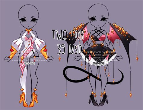 Clothing Adopts Quick Buy 35 For Two Close By Miss Trinity On Deviantart