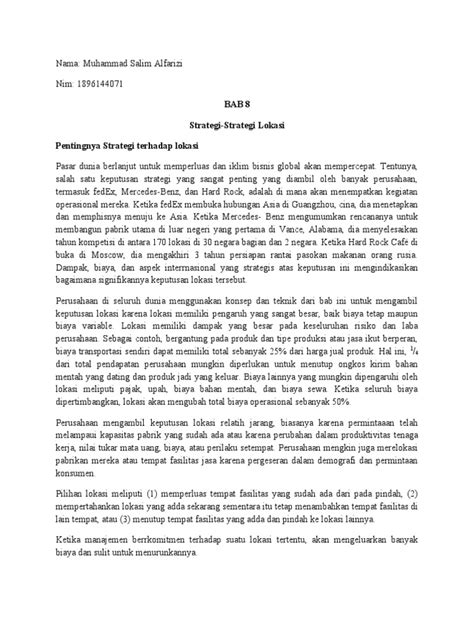 Mo Muhammad Salim Alfarizi Pdf