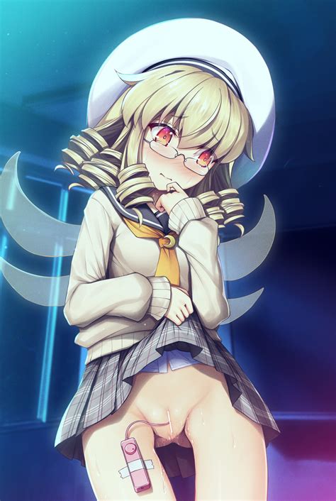 Rule 34 Ass Visible Through Thighs Bangs Bar Censor Beret Blonde Hair