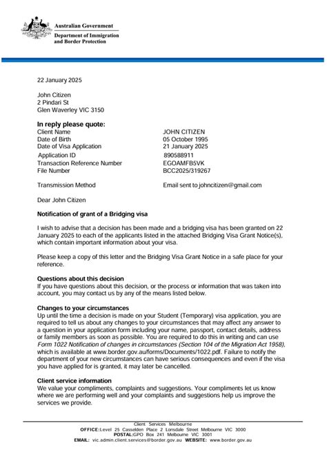 Australia E Visa Template In Word And Pdf Formats Oxtempl