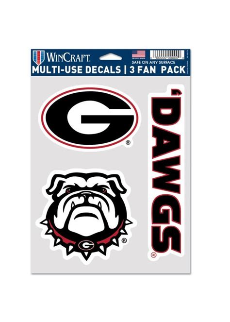 Georgia Bulldogs Multi Use Decal Set Party On