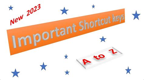 Shortcut Key Ctrl A To Z In Hindi 2023 Keyboard Shortcut Keys In